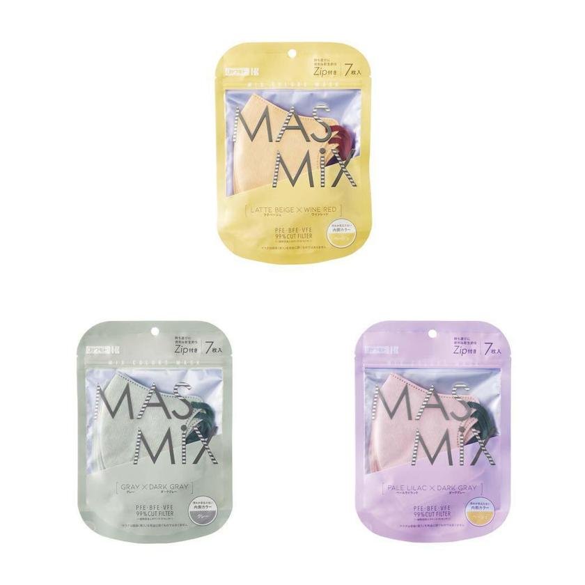 川本産業 MASMiX 女士口罩 7枚入 – CosmeBear小熊日本藥妝For台灣