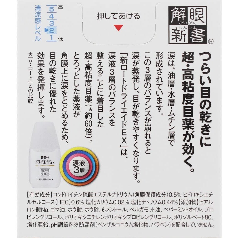 樂敦製藥 ROHTO 新樂敦 緩解眼乾超保濕眼藥水EX加強版 10ml[第3類医薬品] – 小熊藥妝 - 日本藥妝直送台灣