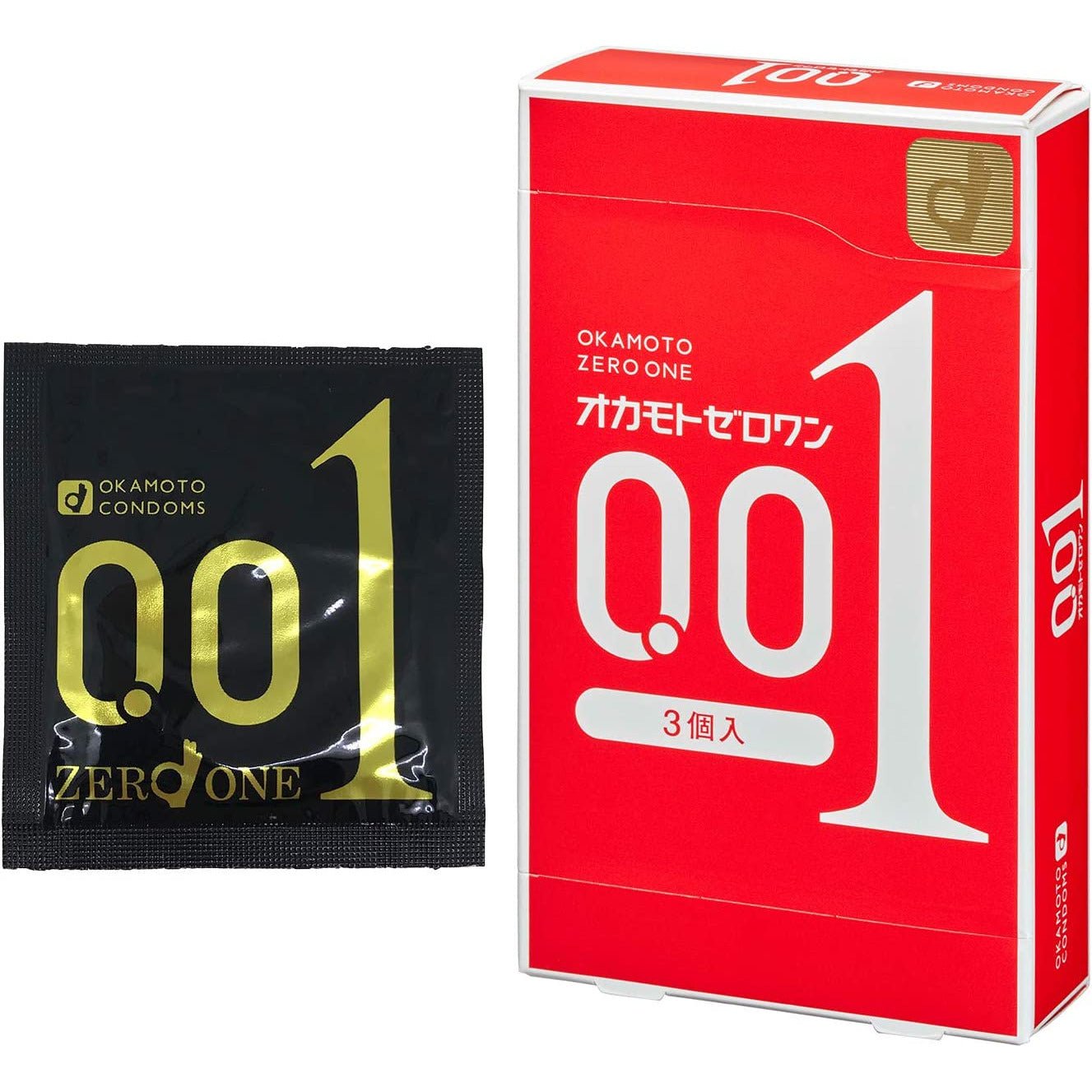 OKAMOTO岡本 001 極限超薄保險套 3個入 岡本史上最薄 – 小熊藥妝 - 日本藥妝直送台灣